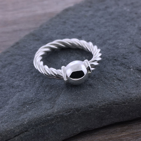 Cape Cod Twist Single Ball Ring – Cape Cod Jewelers