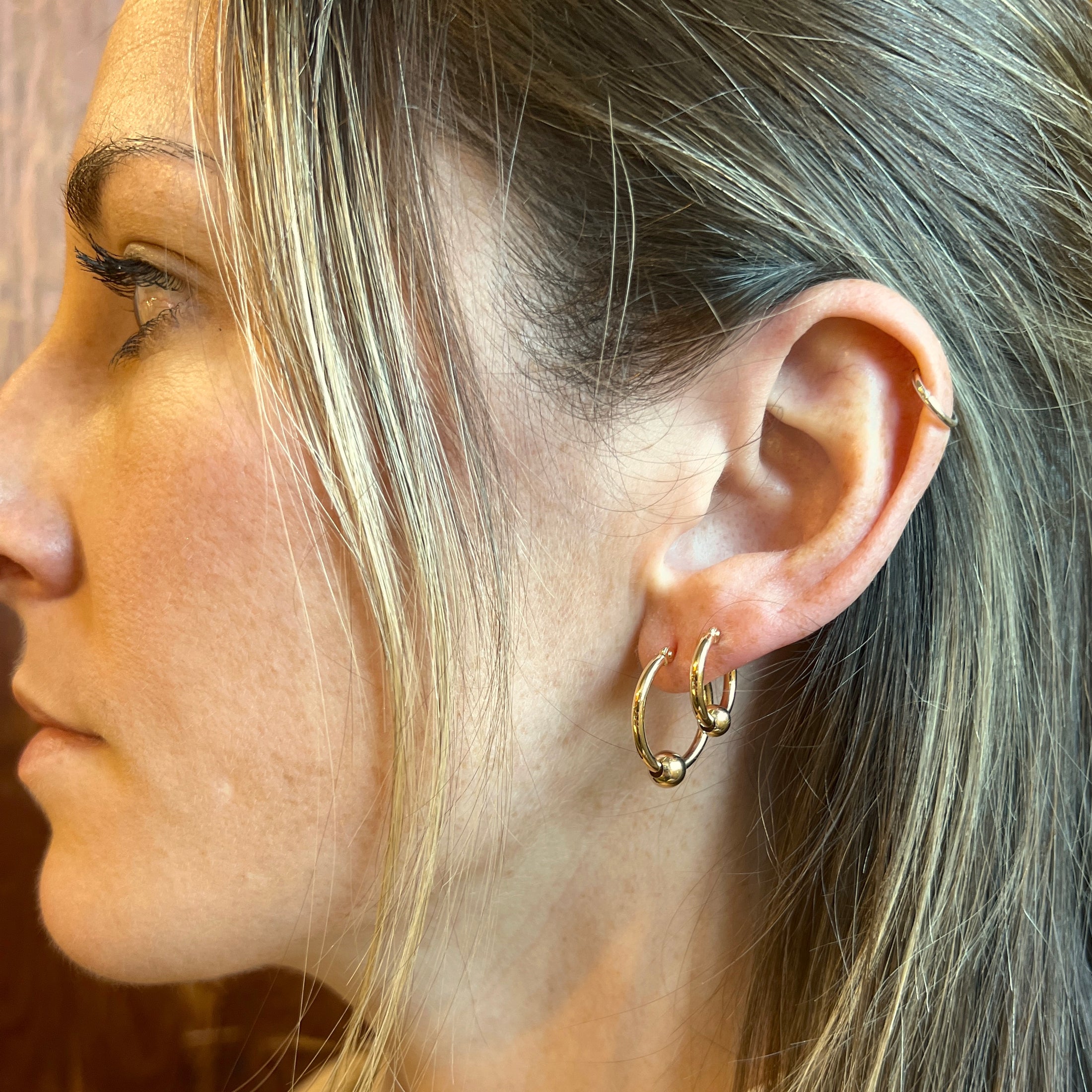 14K Gold Cape Cod Thin Hoops – Cape Cod Jewelers