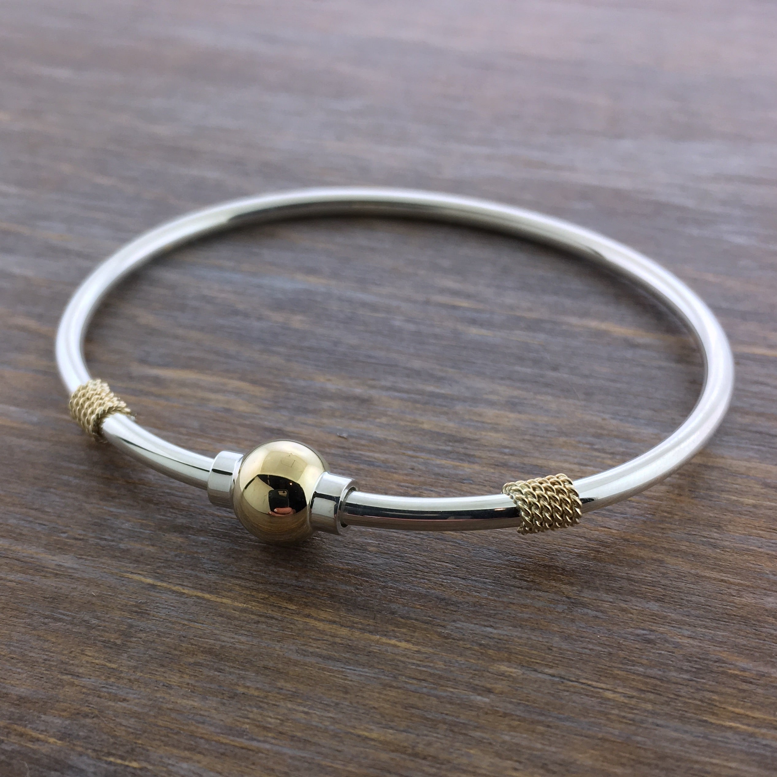 The Cape Cod Double Ball Bracelet available in sterling silver and 14k ...