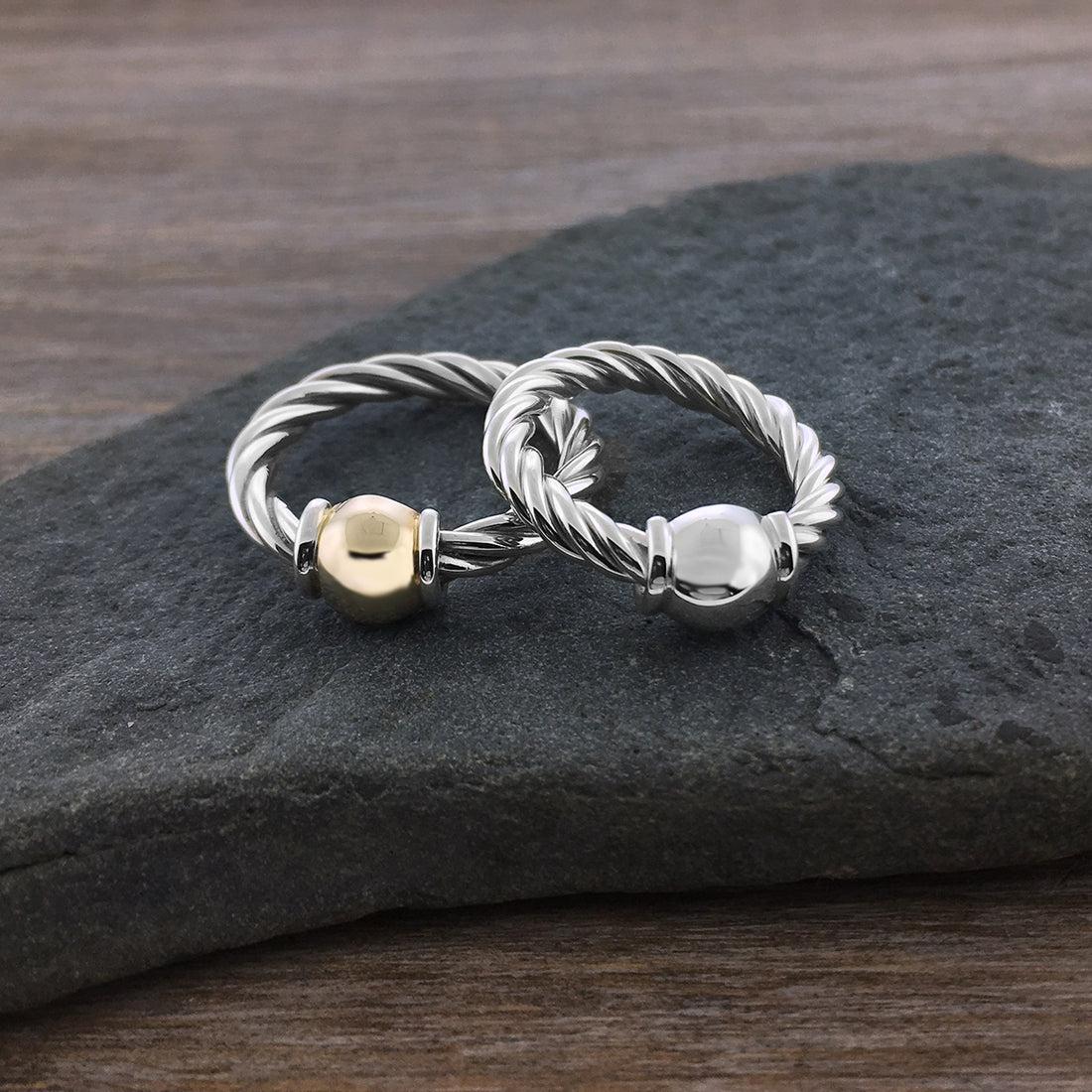 Cape Cod Twist Single Ball Ring – Cape Cod Jewelers